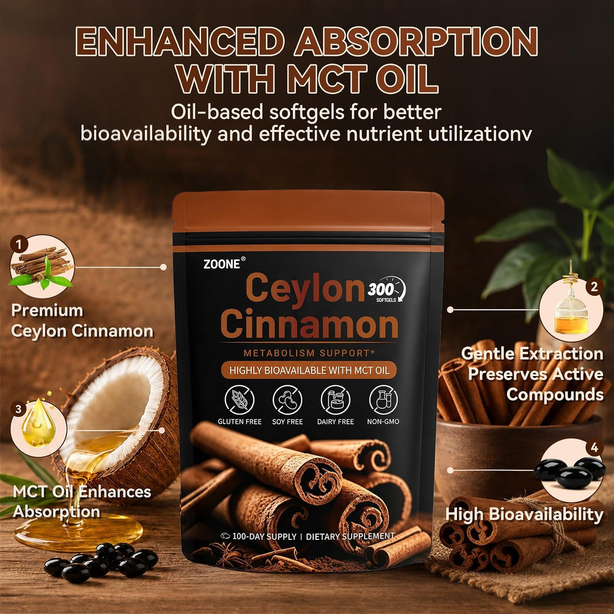 Natural Ceylon cinnamon health benefits