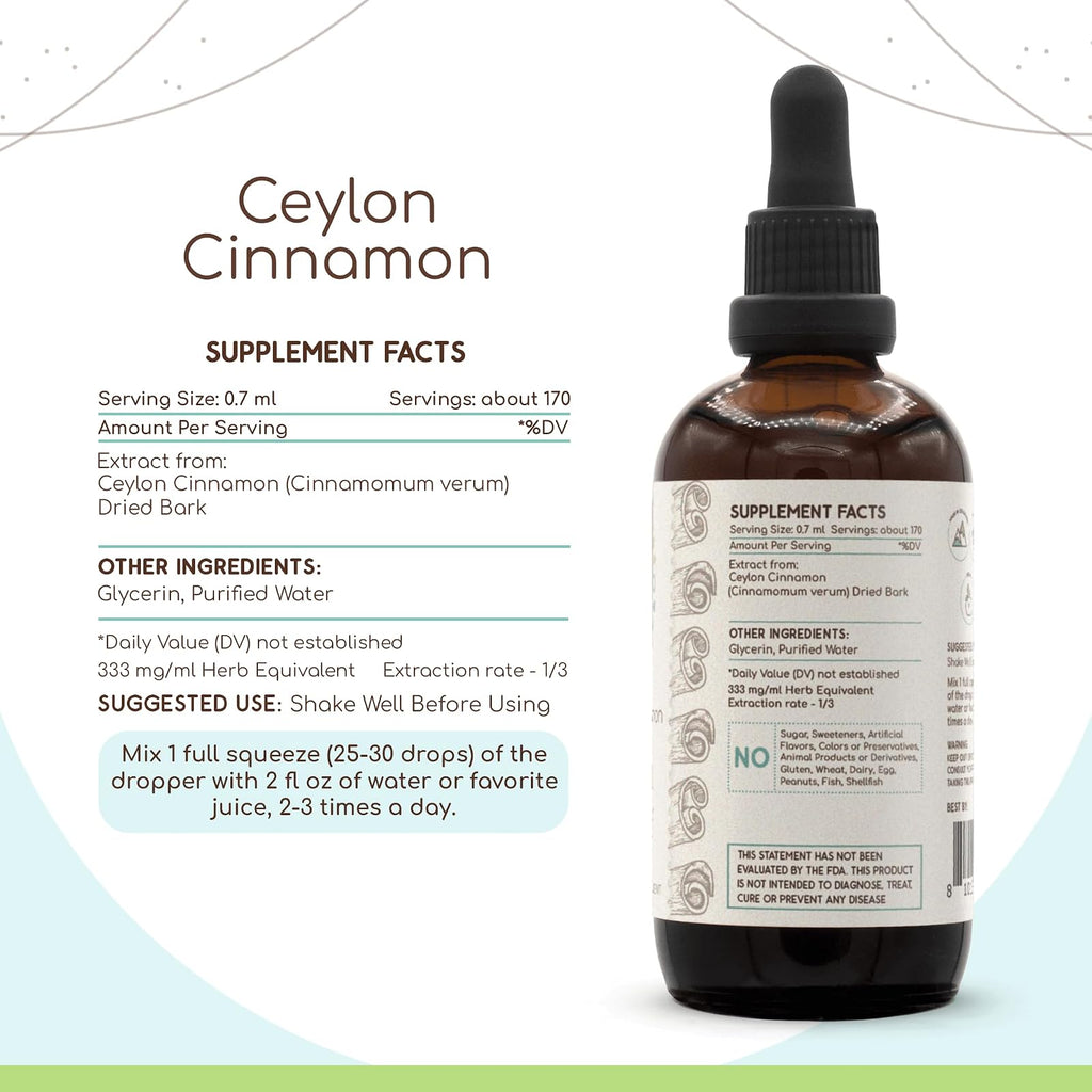 Natural Ceylon cinnamon liquid extract