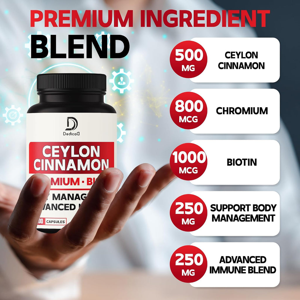 natural ceylon cinnamon supplement capsules