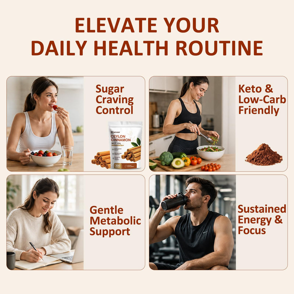 Natural Ceylon cinnamon supplement capsules