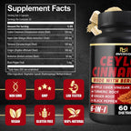 Natural Ceylon cinnamon with berberine