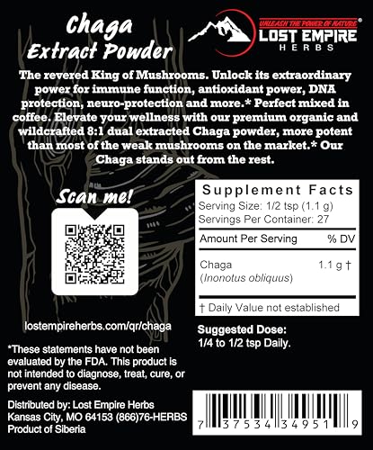 natural chaga mushrooms for wellness