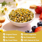 natural chamomile flowers for relaxation