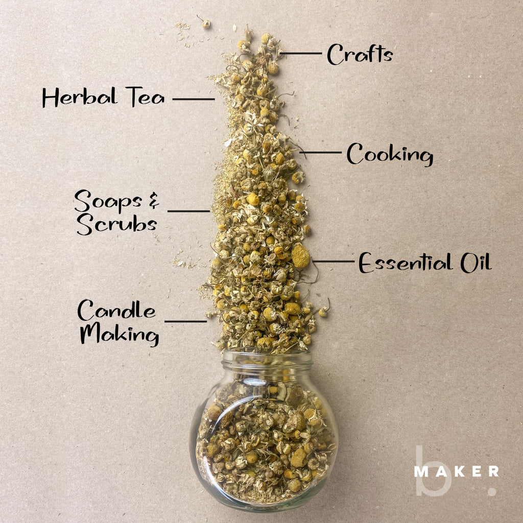 natural chamomile for skincare products