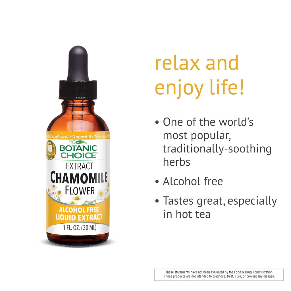 natural chamomile liquid for relaxation