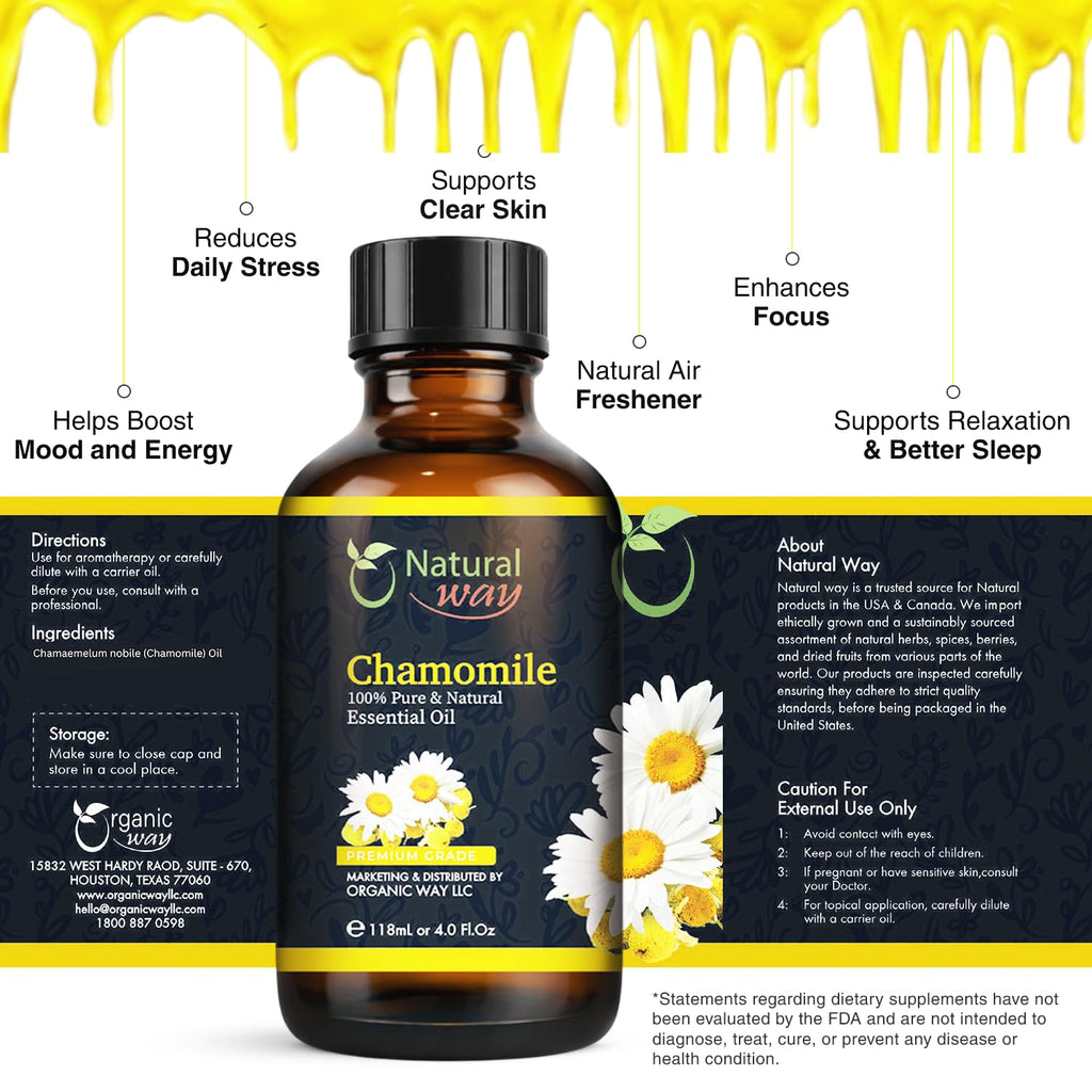 natural chamomile oil benefits