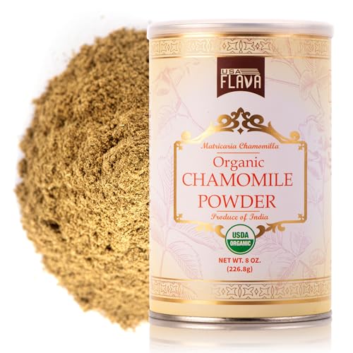 natural chamomile powder for skin