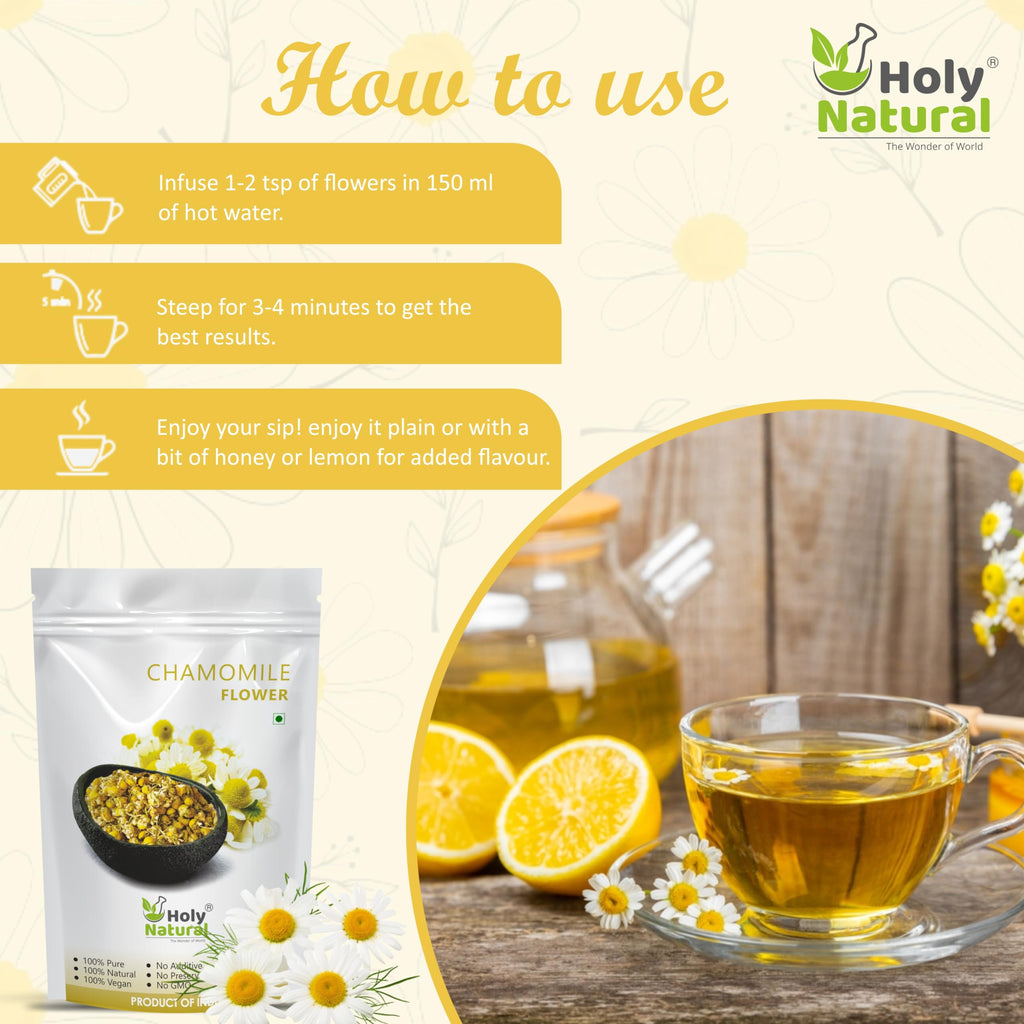 natural chamomile tea for anxiety