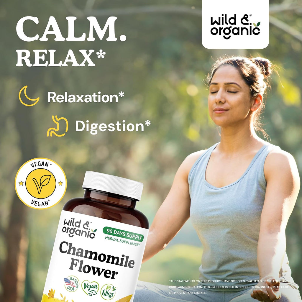 natural chamomile tea for relaxation