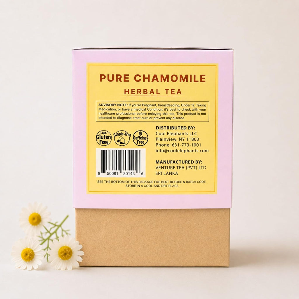 natural chamomile tea for stress relief