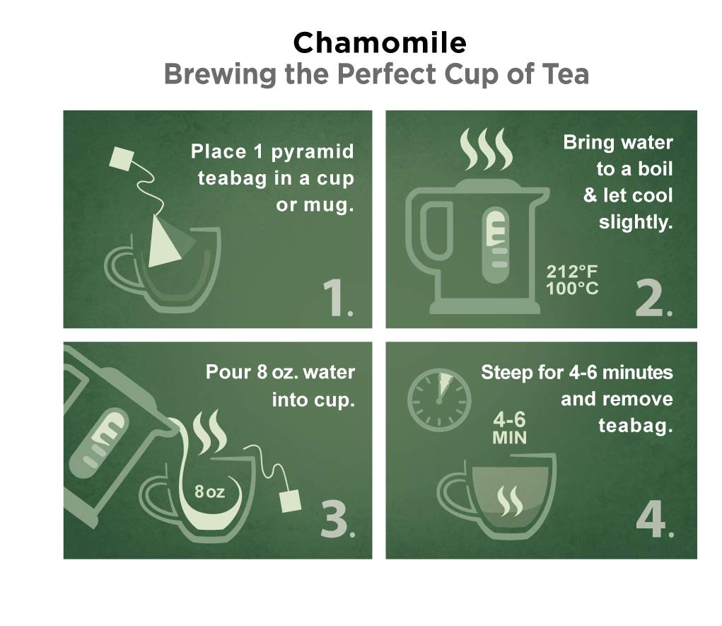 natural chamomile tea for tranquility
