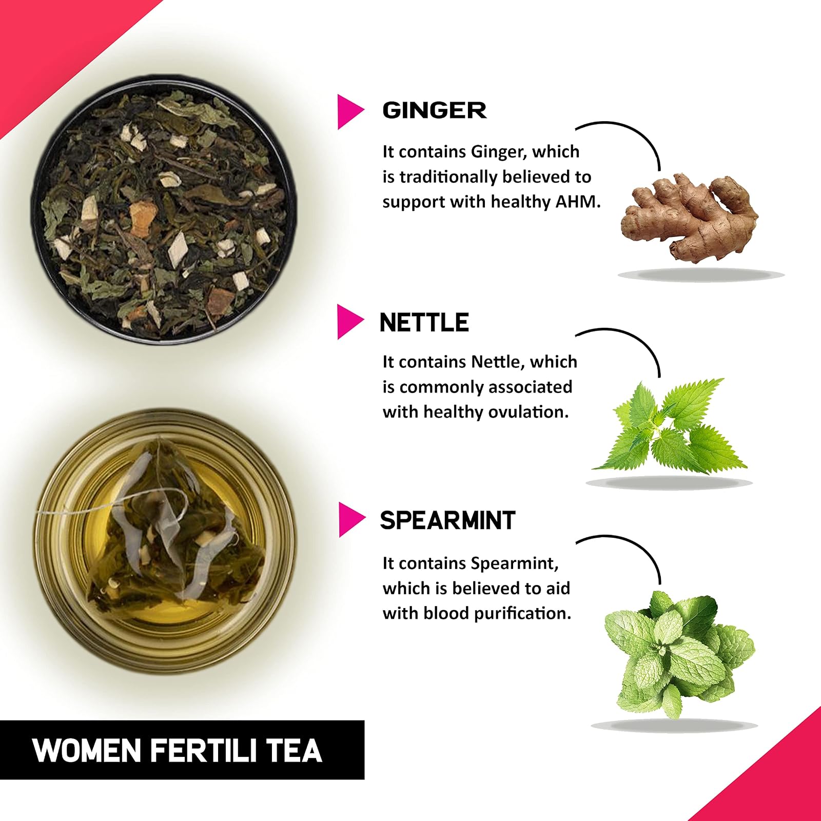natural chamomile tea for women
