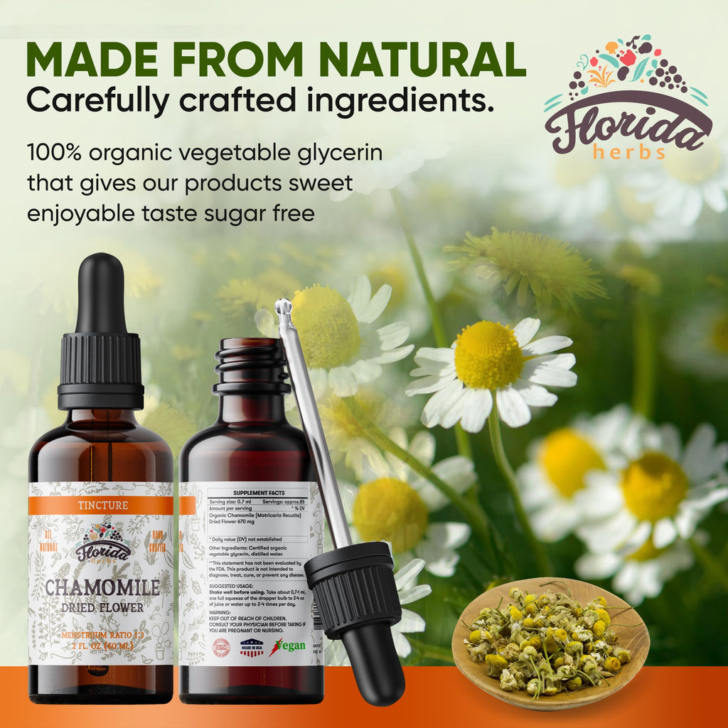 natural chamomile tincture for digestive health