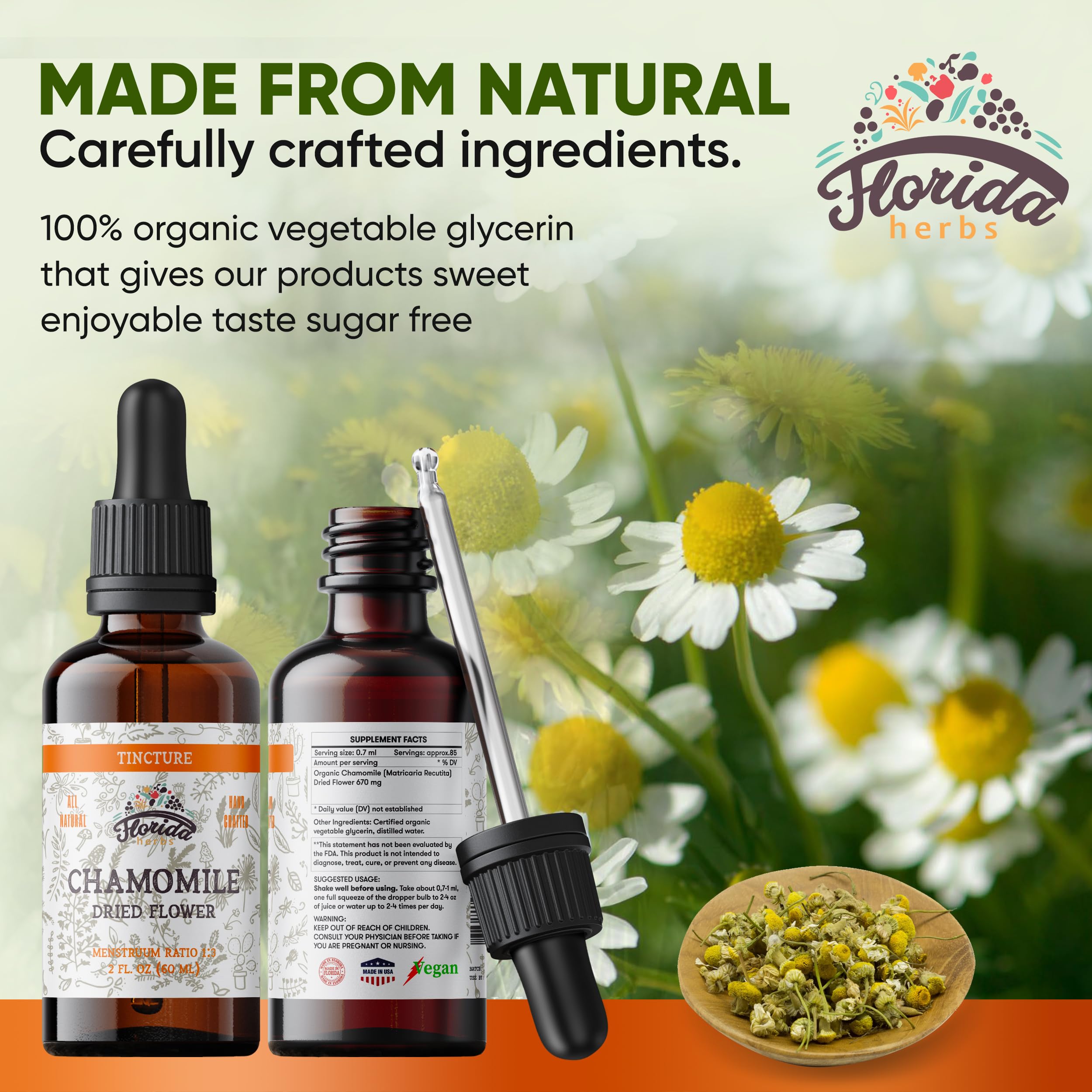natural chamomile tincture for digestive health