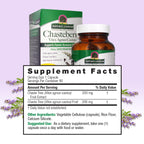 Natural chasteberry supplement for menstrual relief