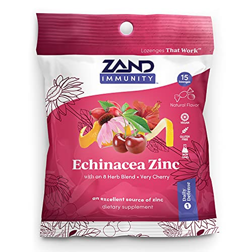 natural cherry echinacea lozenges for health
