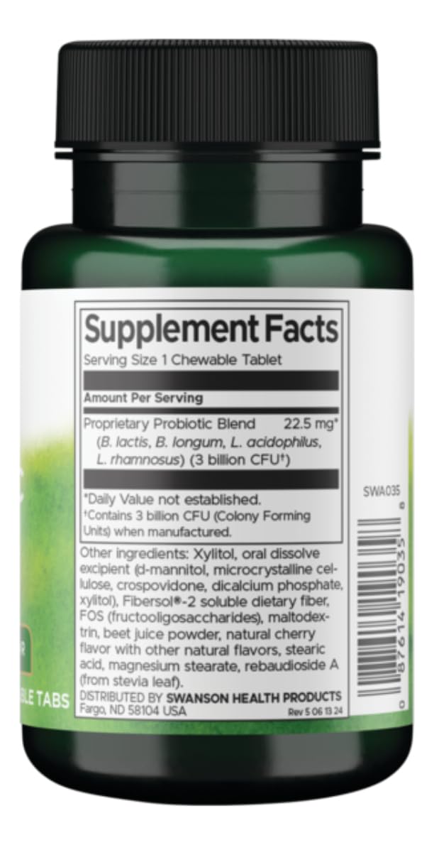 Natural cherry flavour probiotics for kids