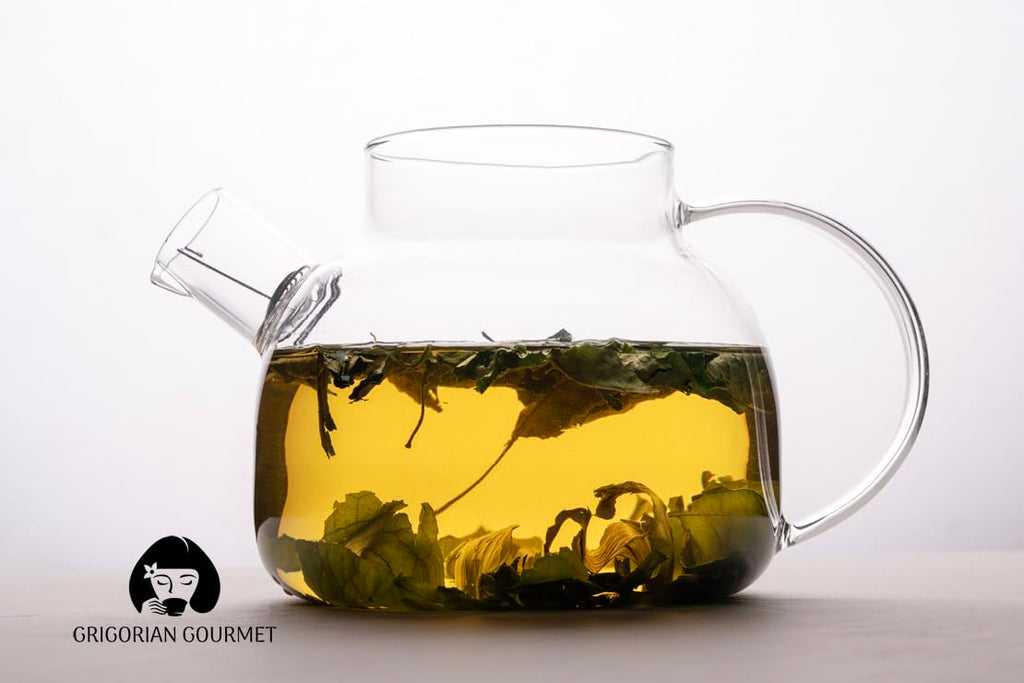 natural cherry leaf infusion