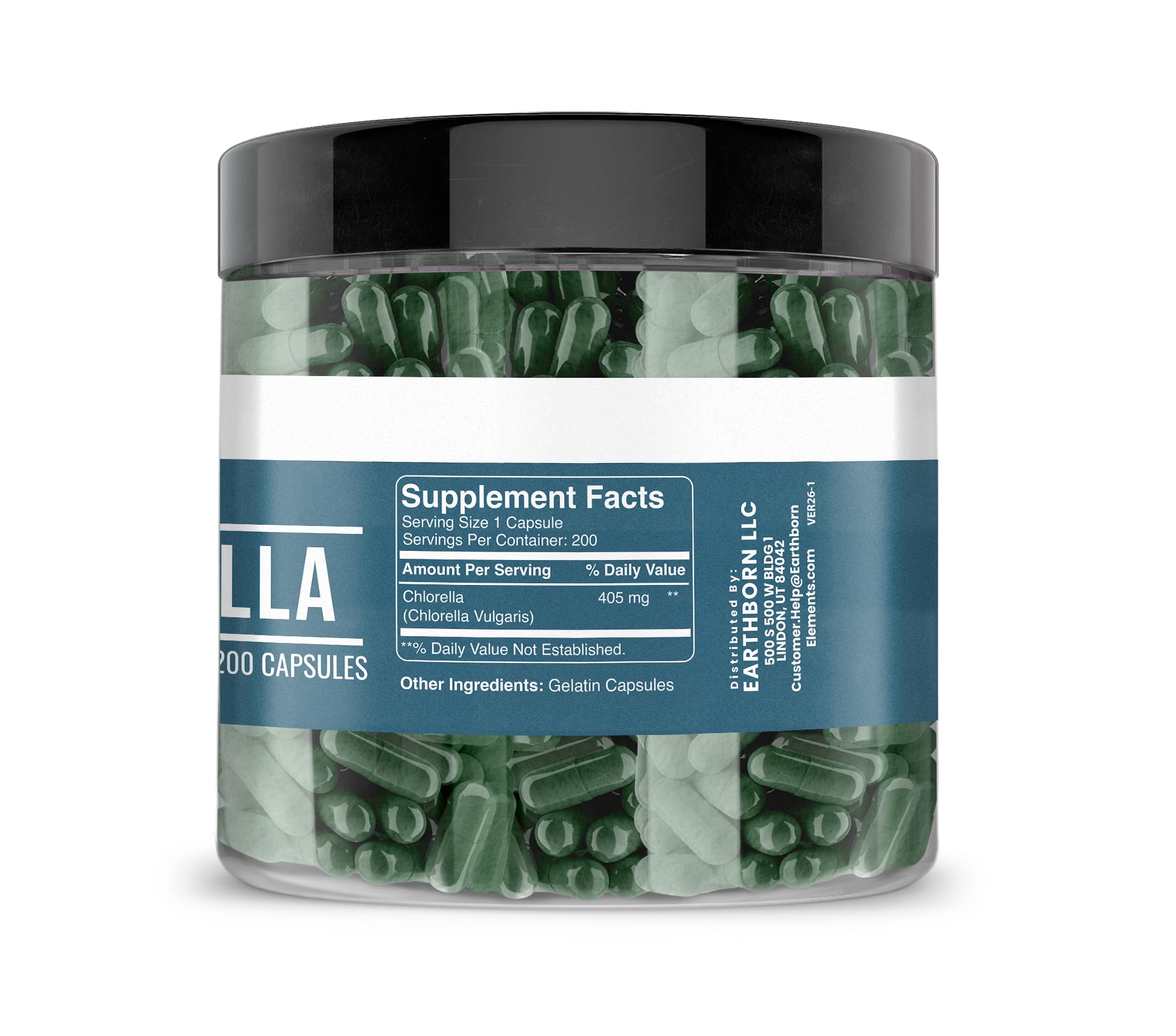 natural chlorella capsules for detox