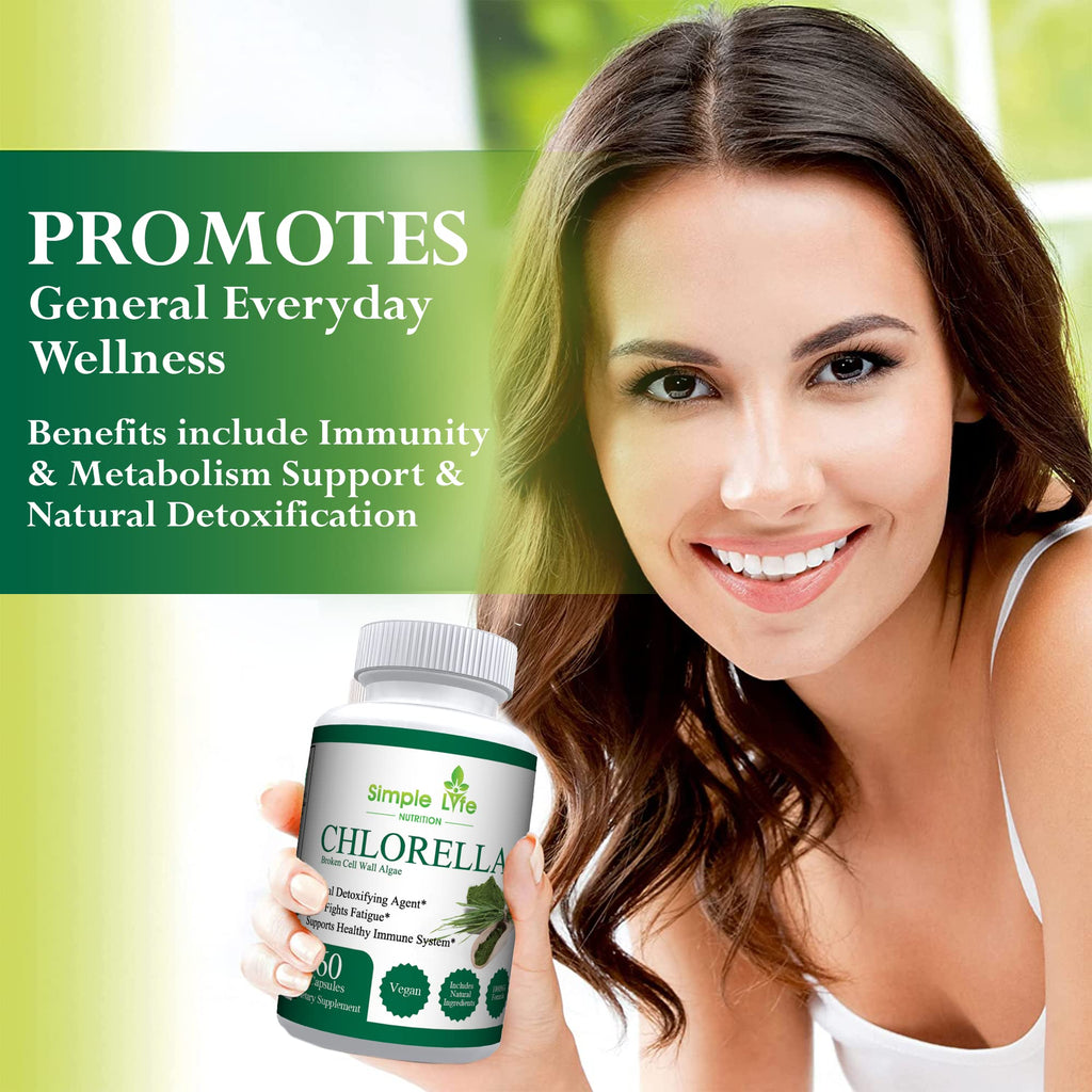 natural chlorella capsules for energy