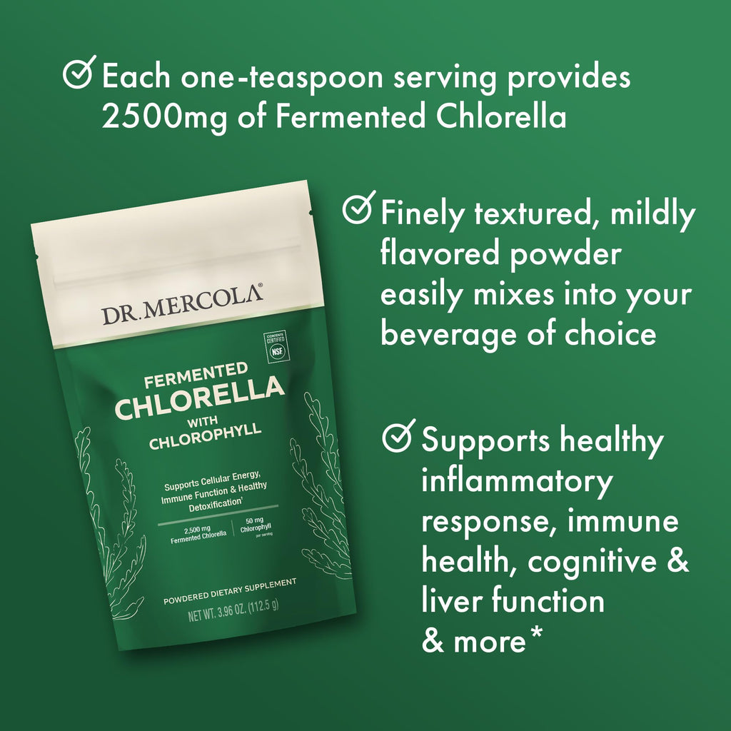 natural chlorella for cellular support
