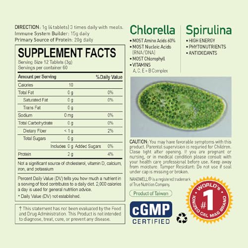 natural chlorella for immune support