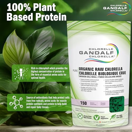 Natural chlorella for skin health