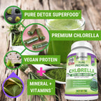 natural chlorella supplement for energy boost