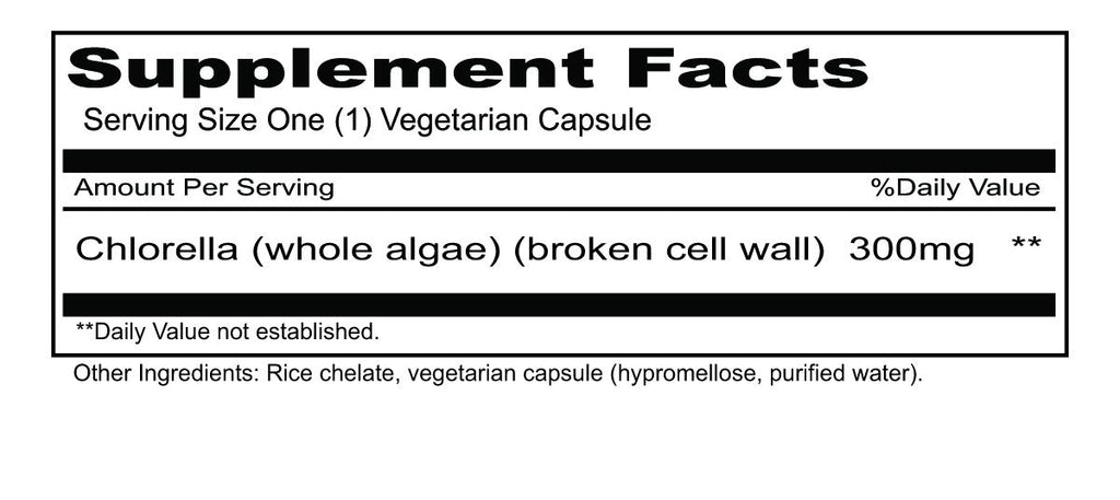 natural chlorella supplement for vitality