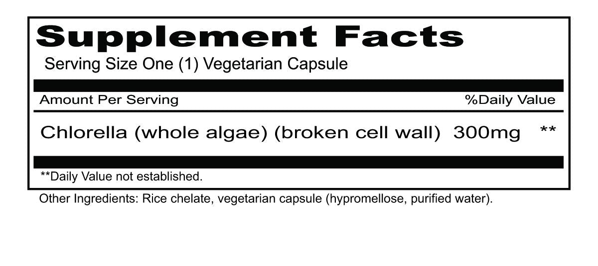 natural chlorella supplement for vitality