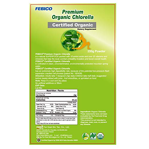 natural chlorella supplement for vitality