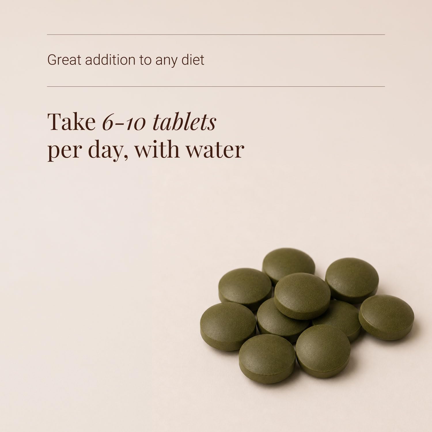 natural chlorella supplement for wellness