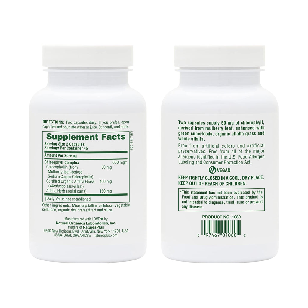 natural chlorophyll for general well-being