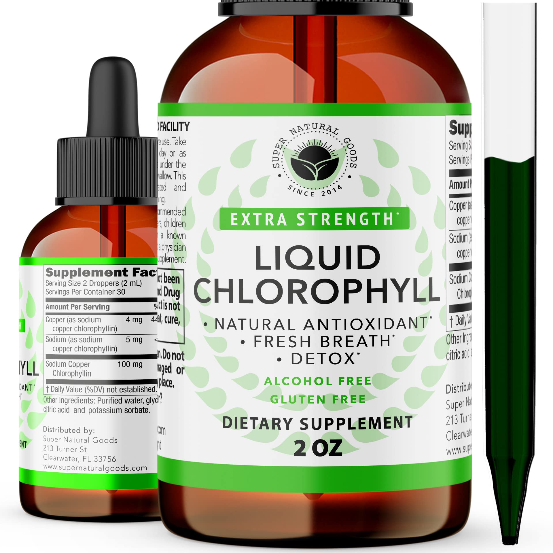 natural chlorophyll liquid drops
