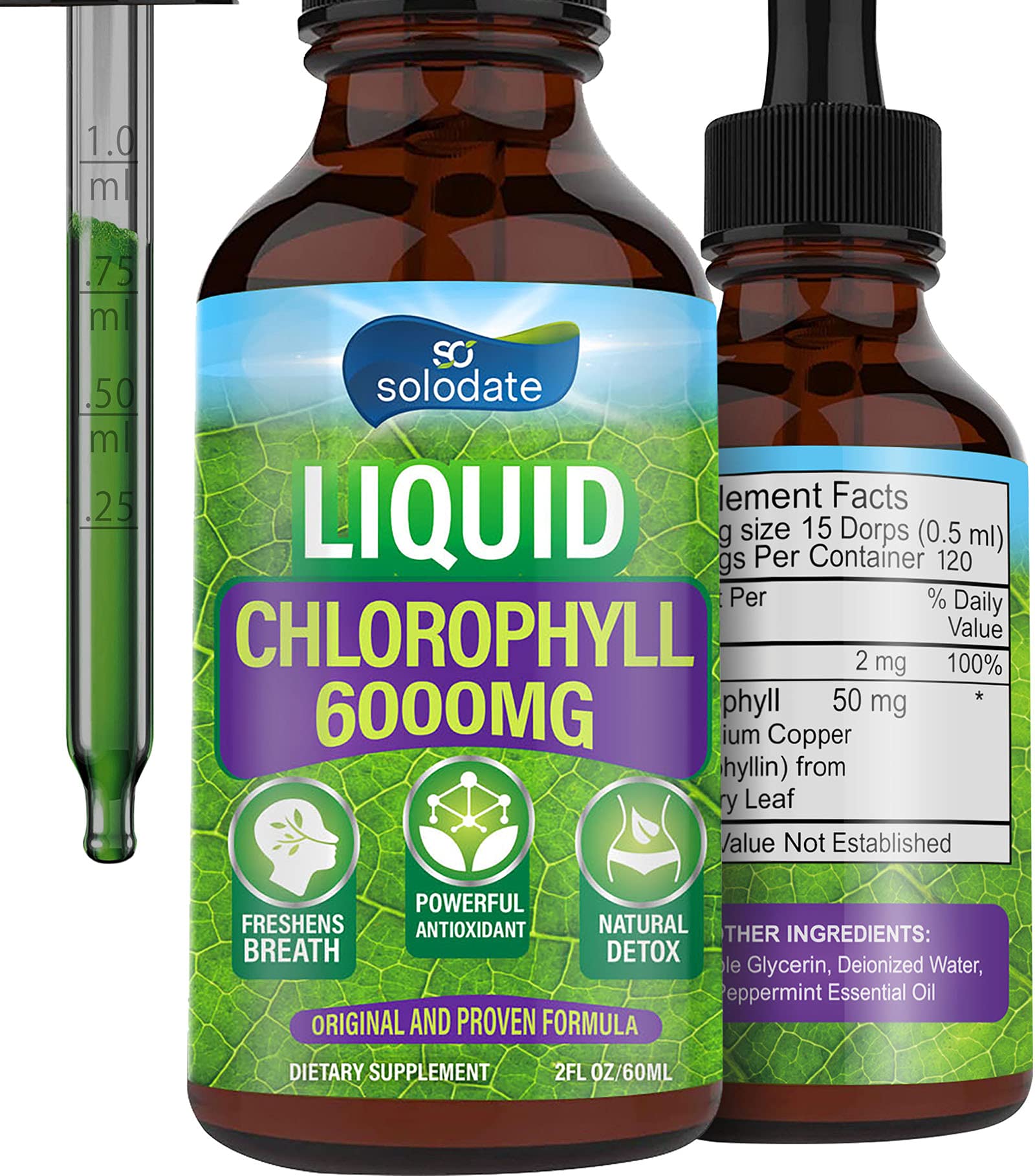 natural chlorophyll liquid drops