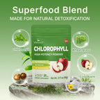 Natural chlorophyll powder for skin health