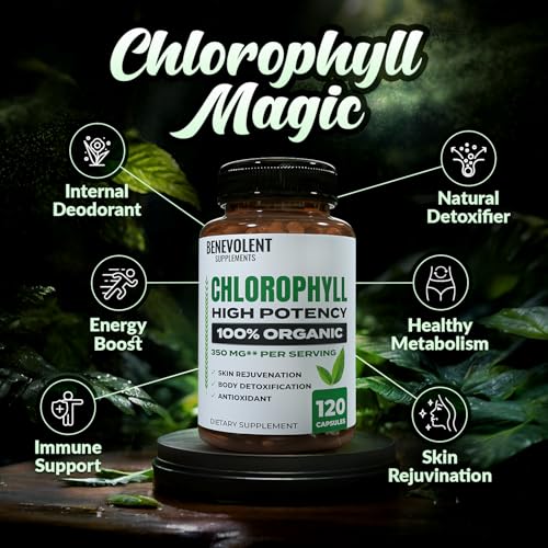 Natural chlorophyll supplement for energy