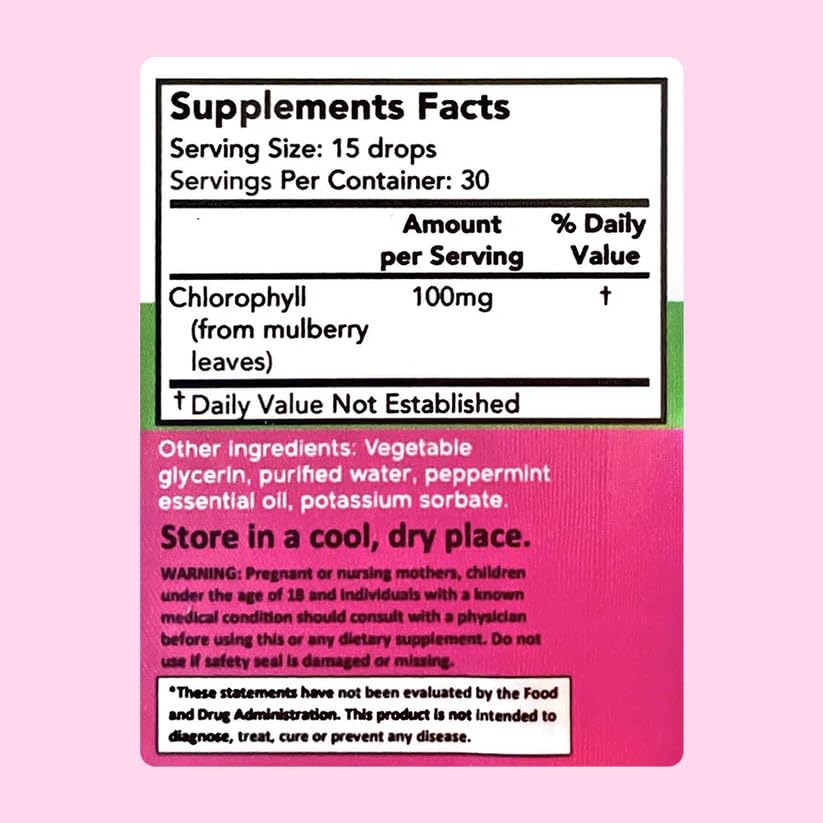 natural chlorophyll supplement for vitality