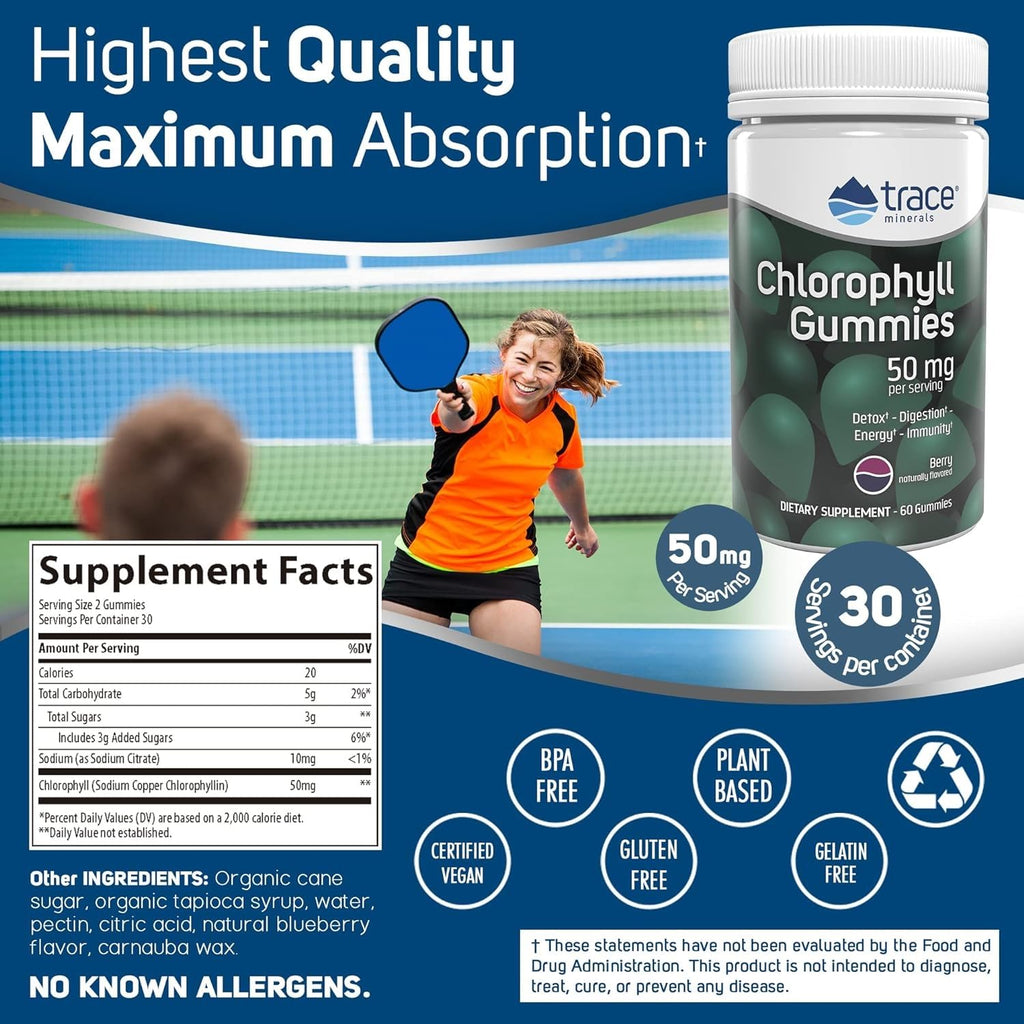 natural chlorophyll supplement without artificial ingredients