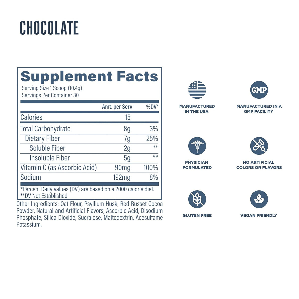 natural chocolate psyllium husk powder