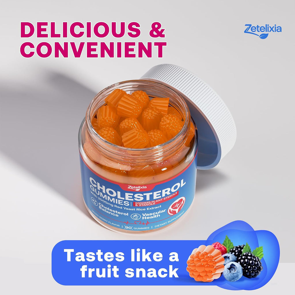 Natural cholesterol gummies for men