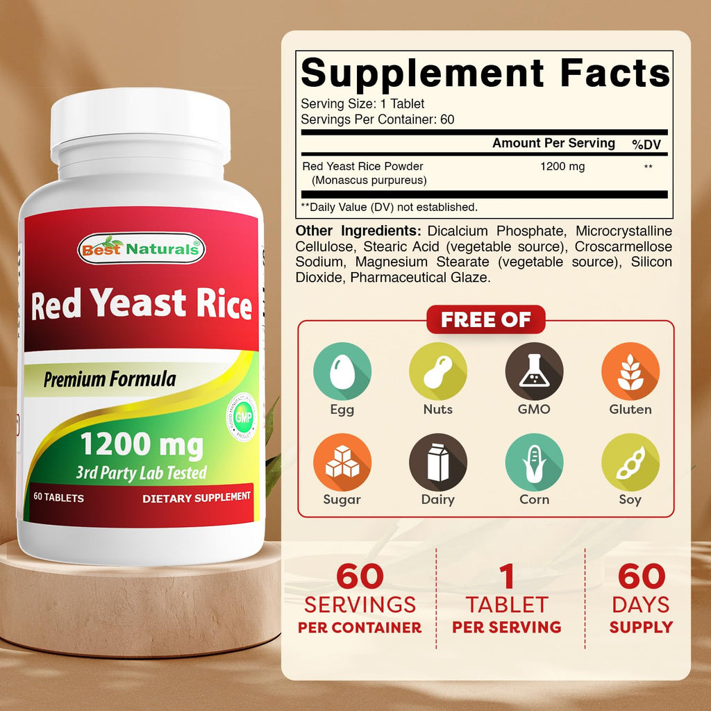natural cholesterol management red yeast rice