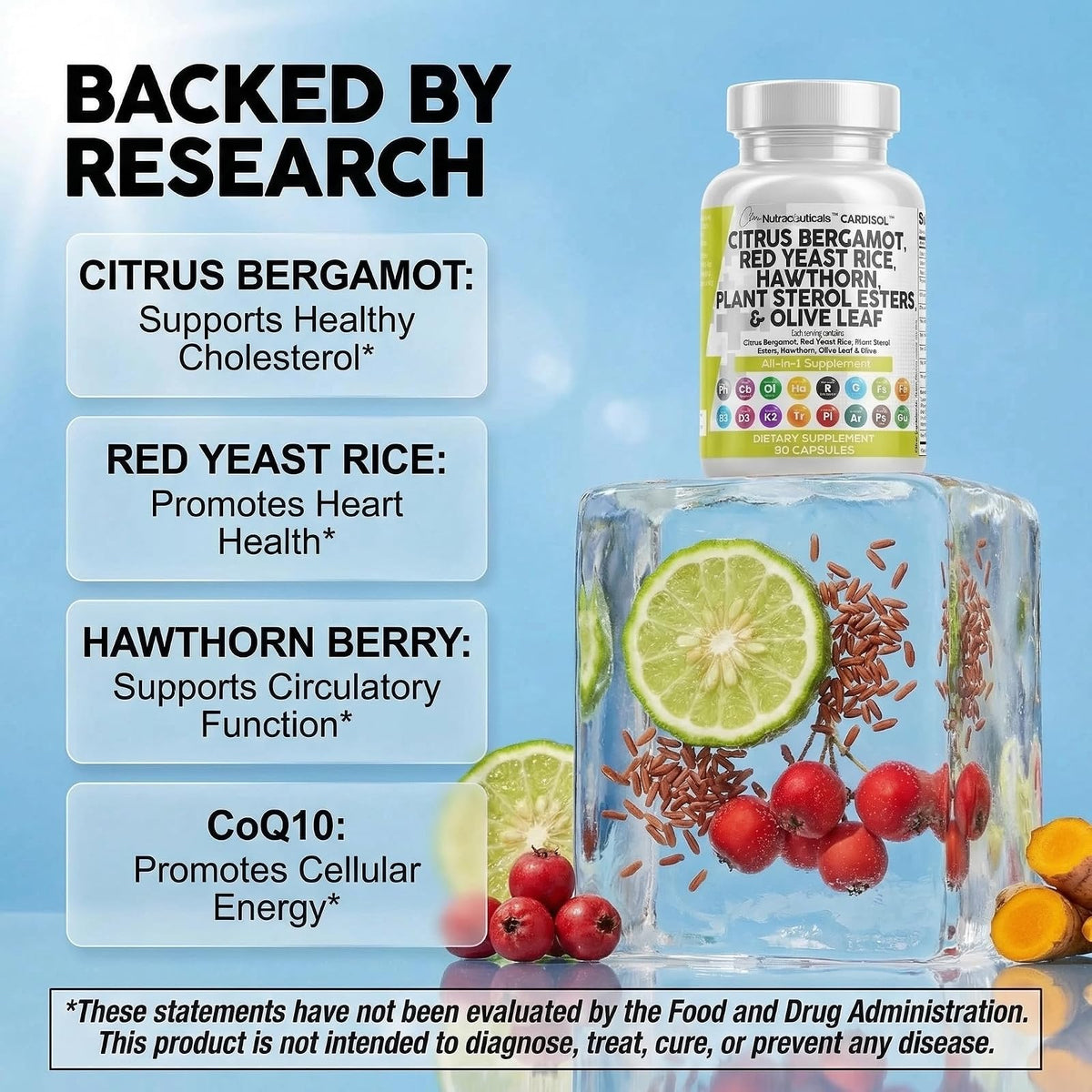 natural cholesterol support capsules