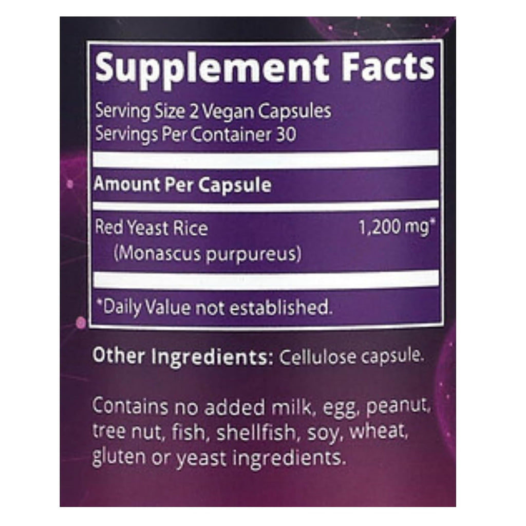 natural cholesterol support red yeast rice