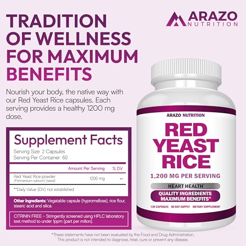 natural cholesterol support red yeast rice