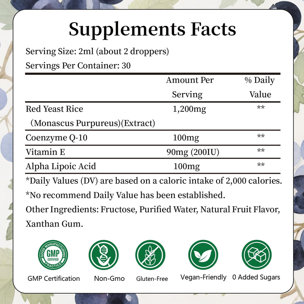 Natural cholesterol support Red Yeast Rice