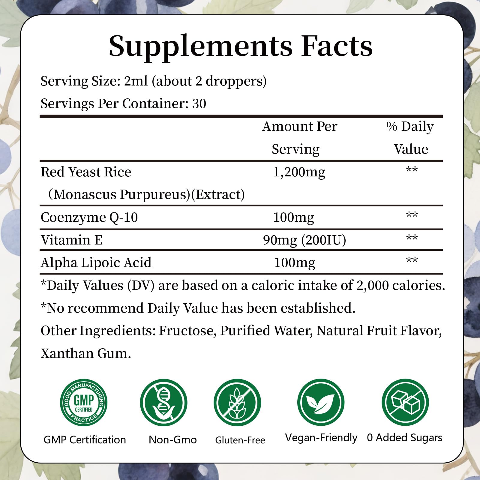 Natural cholesterol support Red Yeast Rice