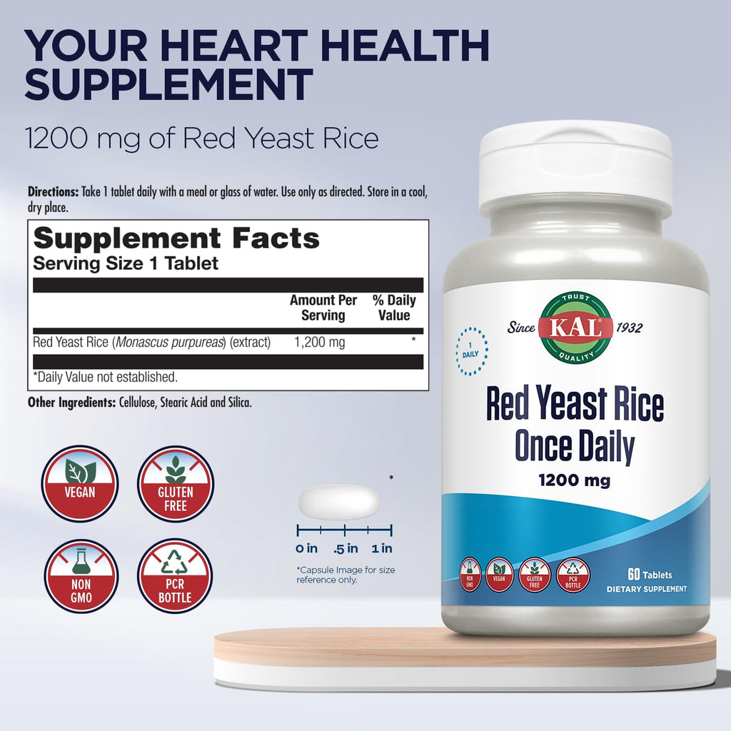 natural cholesterol support red yeast rice