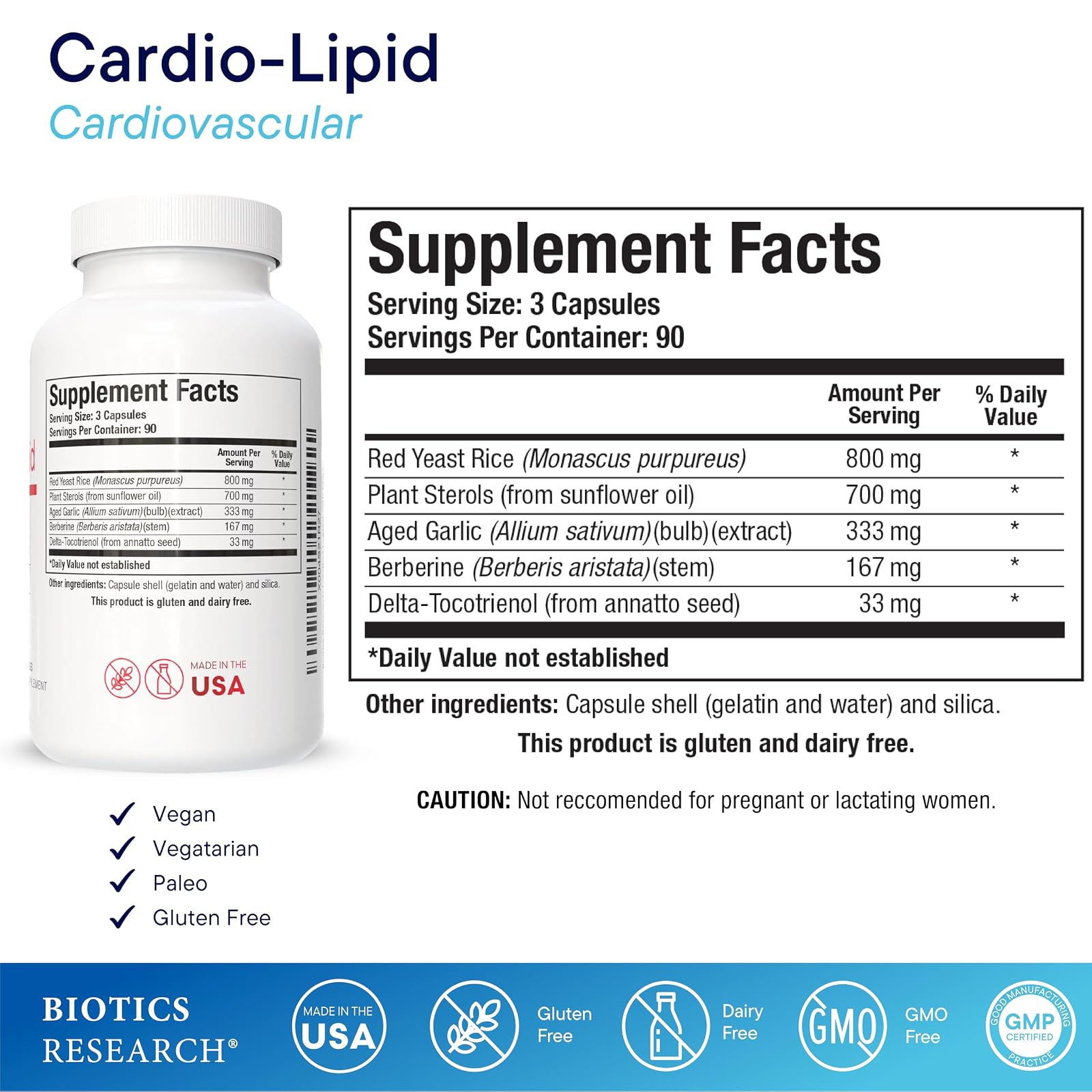 Natural cholesterol support supplement