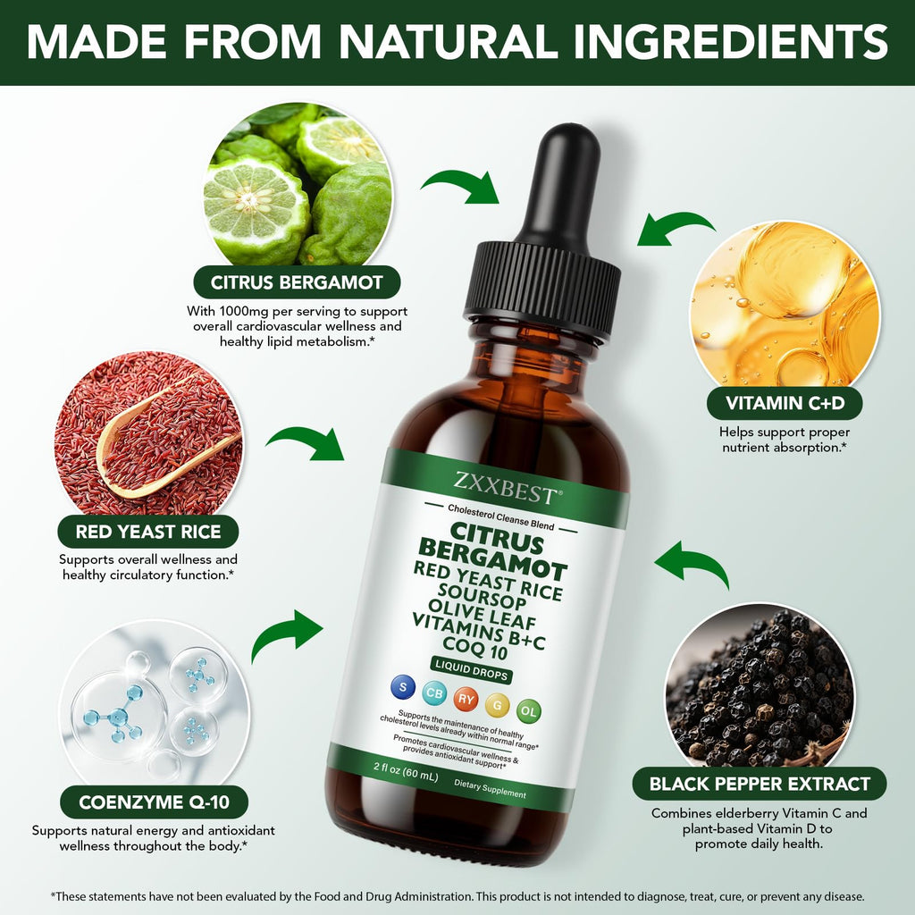 Natural cholesterol support supplement